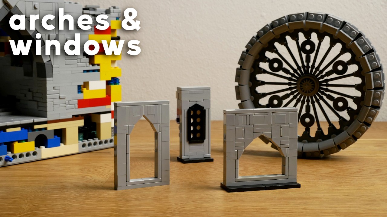 Windows & Arches | LEGO Gothic MOC Breakdown - YouTube
