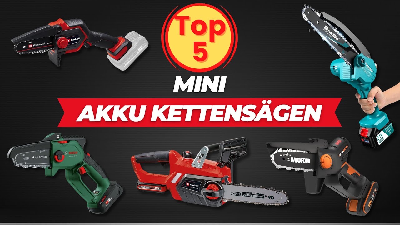 Die 5 Besten Mini Akku Kettensägen - Welche ist die Beste Mini Akku ...