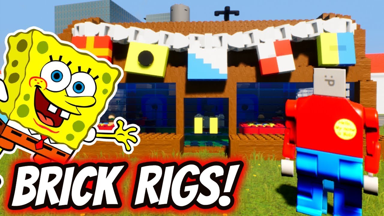 SPONGEBOB COMES TO BRICK RIGS | Spongebob Brick Rigs Roleplay | Brick ...