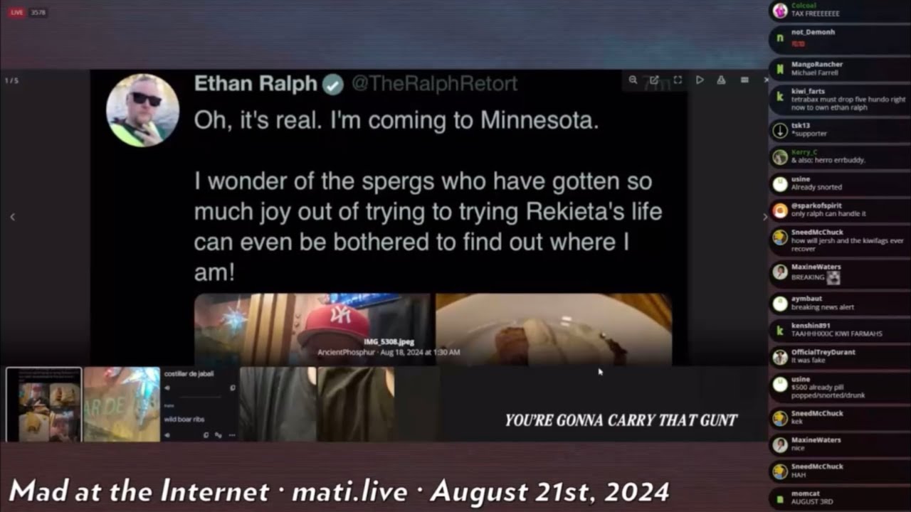 MATI: Ethan Ralph - Rekieta’s Omnibus, TheRalphRetort, Desperate for ...