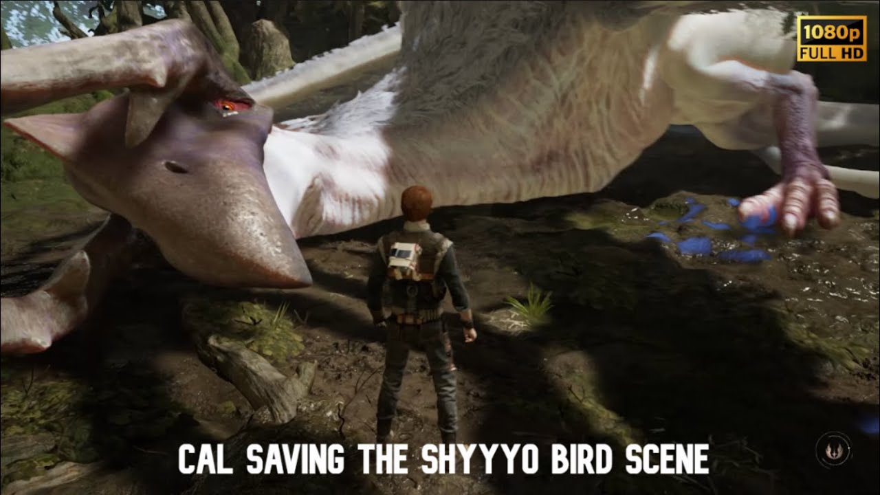 [Star Wars Jedi: Fallen Order] | Cal Saving The Shyyyo Bird Full ...