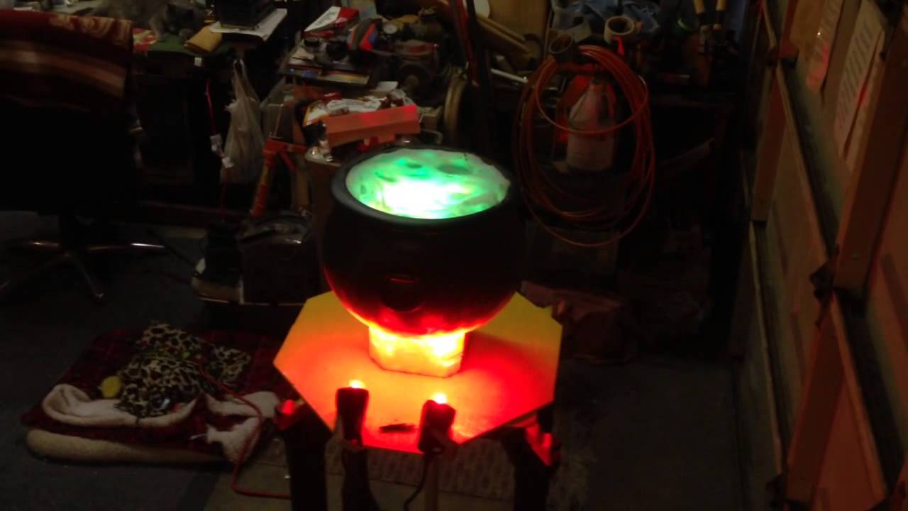 Flaming Witches Cauldron - YouTube