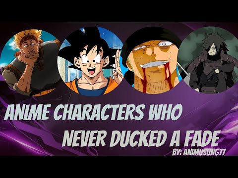 Characters who never ducked a fade | Never ducked a fade characters # ...