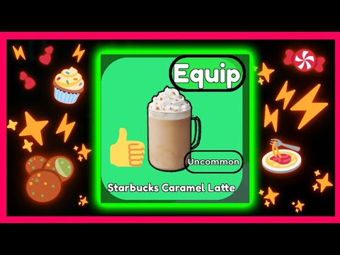 Guide How To Get Starbucks Caramel Latte On Roblox Find The Sweets ...