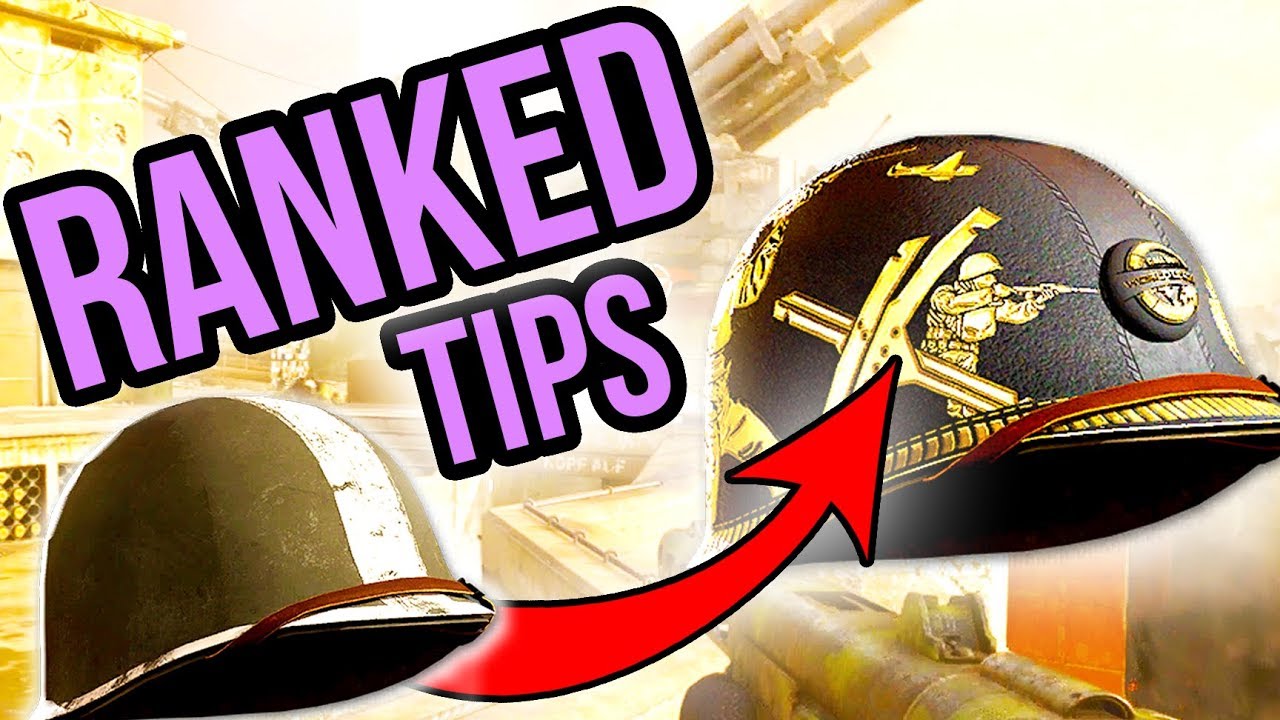 How to Rank up EASILY in Call of Duty WW2 Ranked Play | COD WW2 TIPS ...