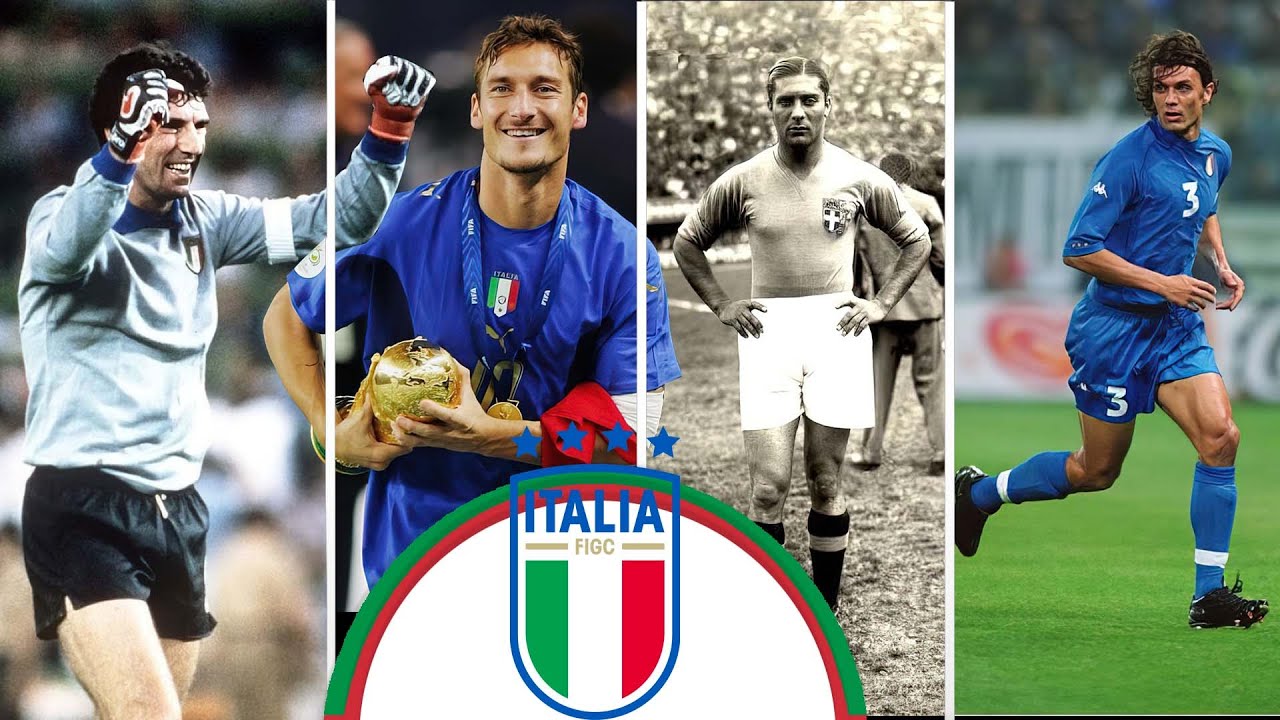 The top 10 most remarkable Italian footballers of all time - Then and ...