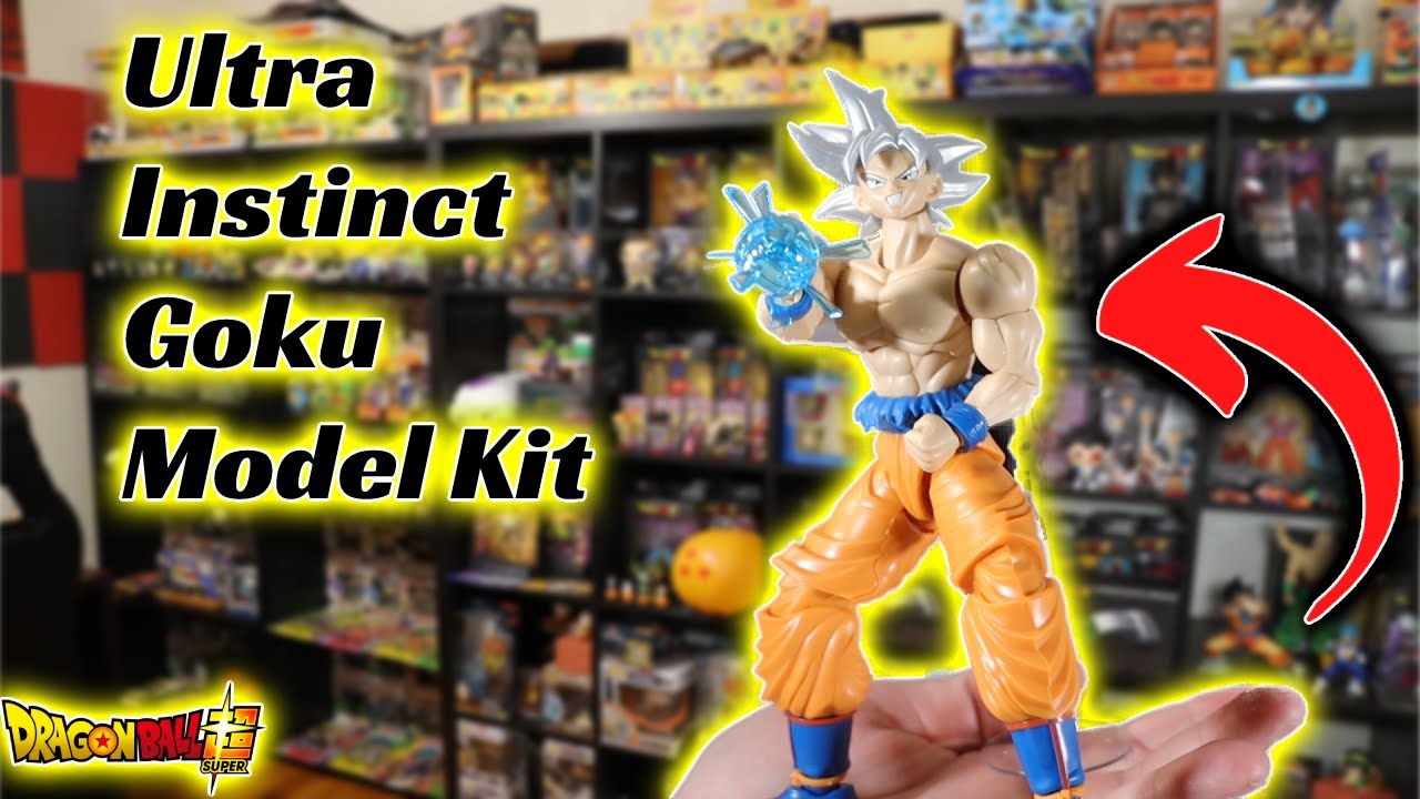 Building Ultra Instinct Goku In A Model Kit! - YouTube