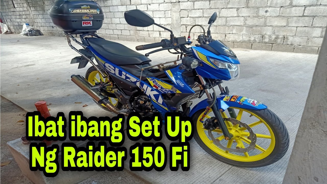 Ibat ibang Set Up Ng Raider 150 Fi - YouTube