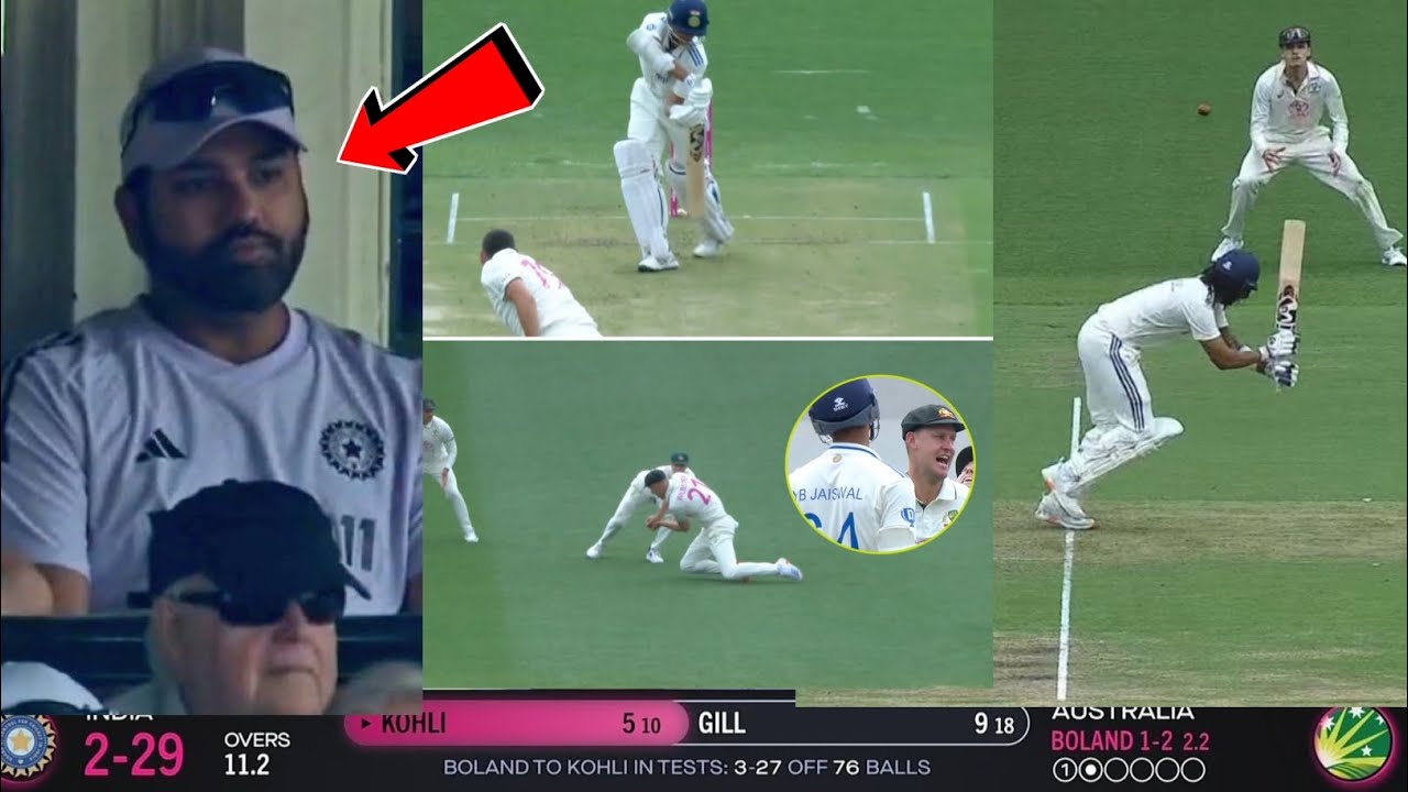 Rohit Sharma Sad Reaction In Dugout After Dropped & KL Rahul Wkt vs AUS ...