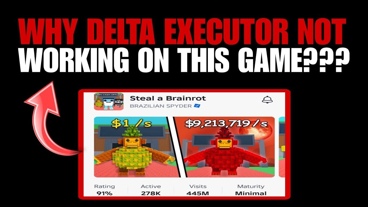 Solve Your Steal a Brainrot Problem Within 1 Minute // Why Delta Kicking & Lagging in Steal a ...