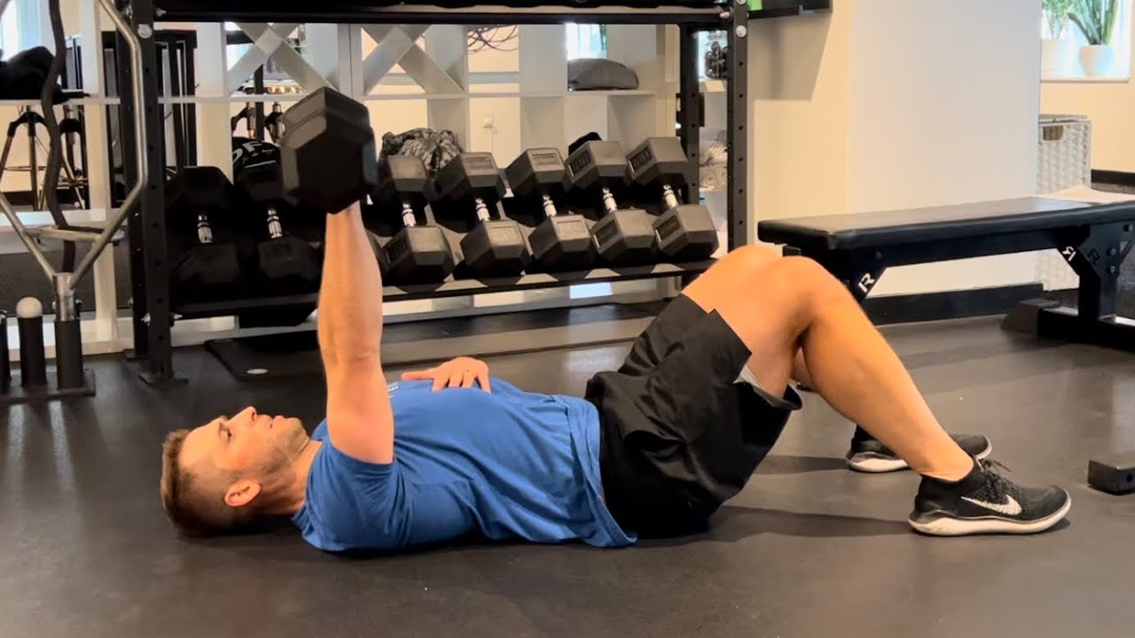 Single Arm Floor Press - YouTube