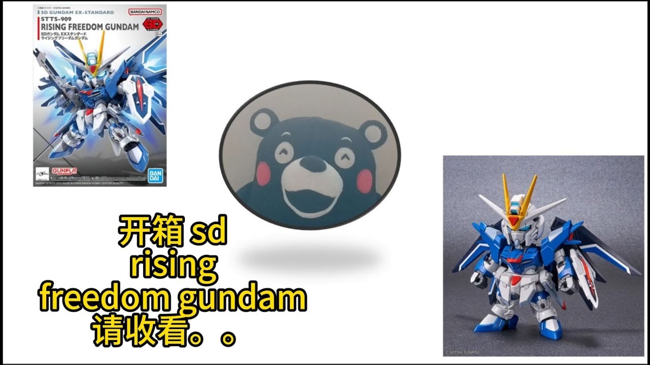 开箱sd rising freedom gundam..SD GUNDAM EX-STANDARD RISING FREEDOM GUNDAM ...
