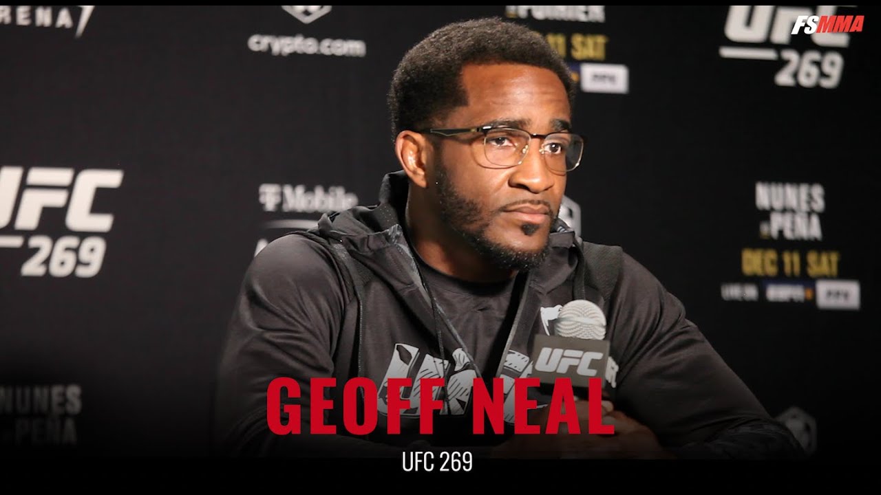 Geoff Neal UFC 269 pre-fight media day interview - YouTube