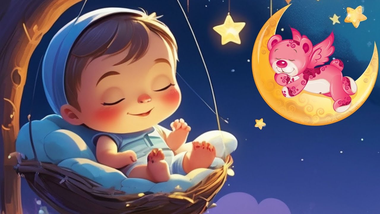 Rock a bye Baby lullaby ️ Sleep Music For Babies 🎈 Mozart Brahms ...