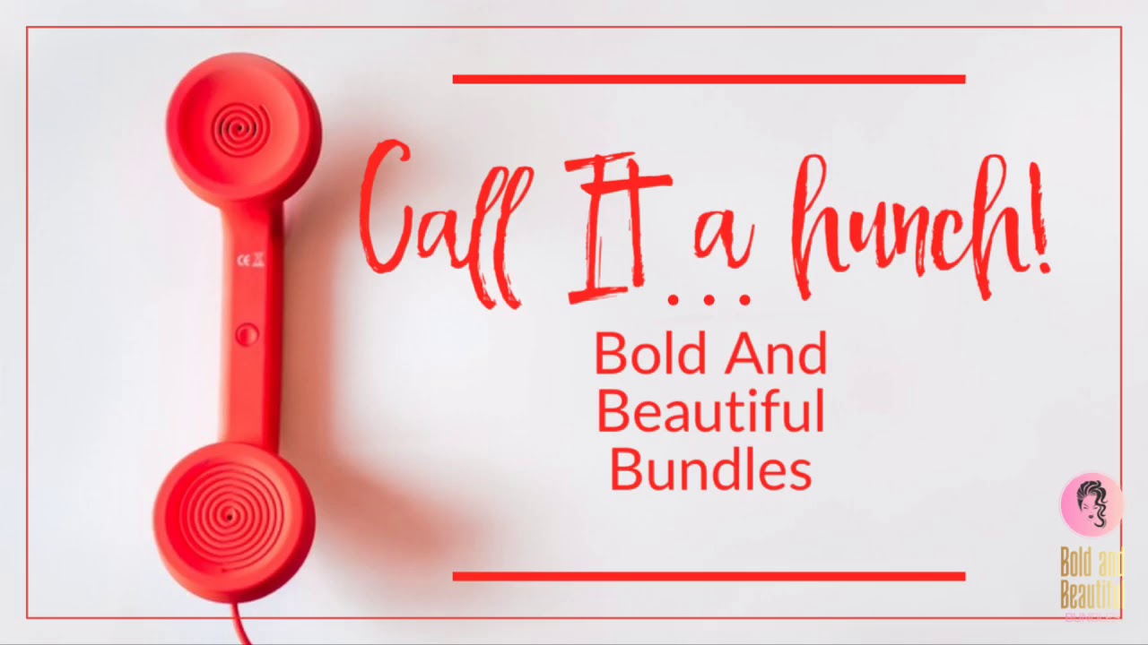 Call It a hunch! - YouTube