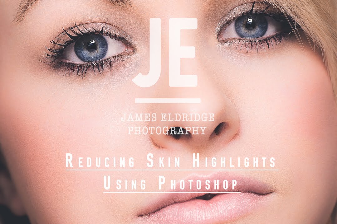 How to reduce skin highlights using photoshop - YouTube