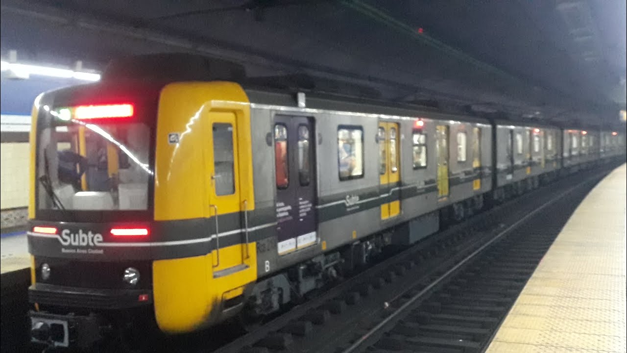 Subte Línea C | Cruce de CNR CITIC en la Estación Moreno - YouTube