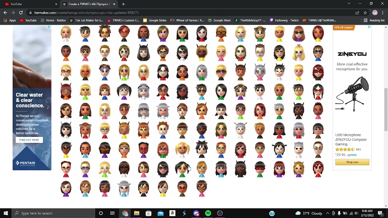 Updated Mii Olympics CPU Miis Tier List - YouTube