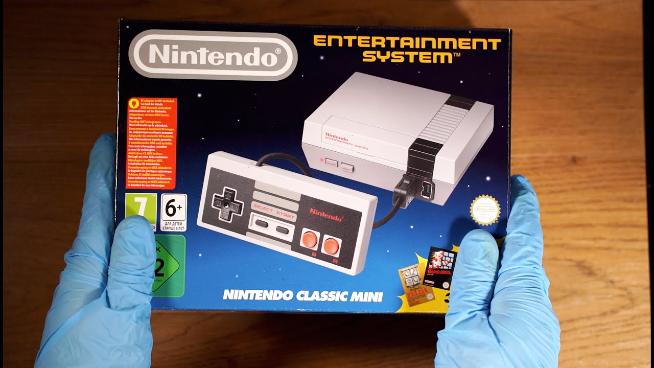 Unboxing Nes Mini 8 bit Nintendo - YouTube