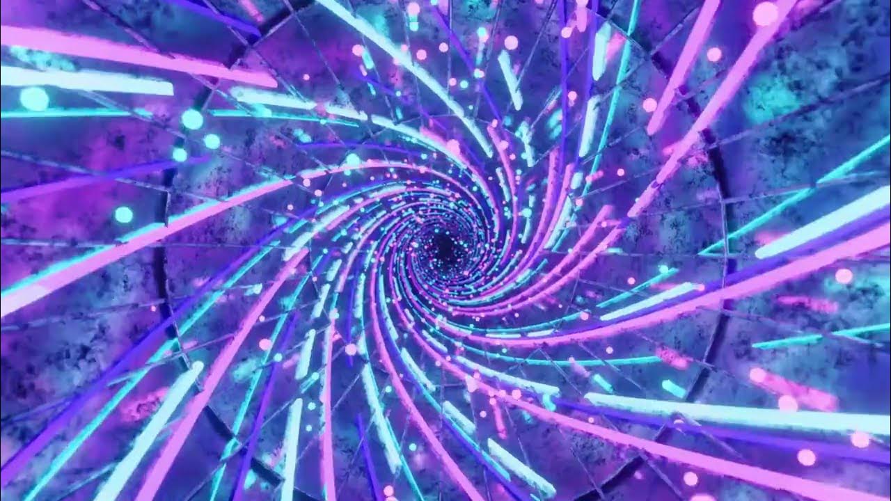 Psychedelic Light Vortex Mesmerizing 4K Visuals - YouTube
