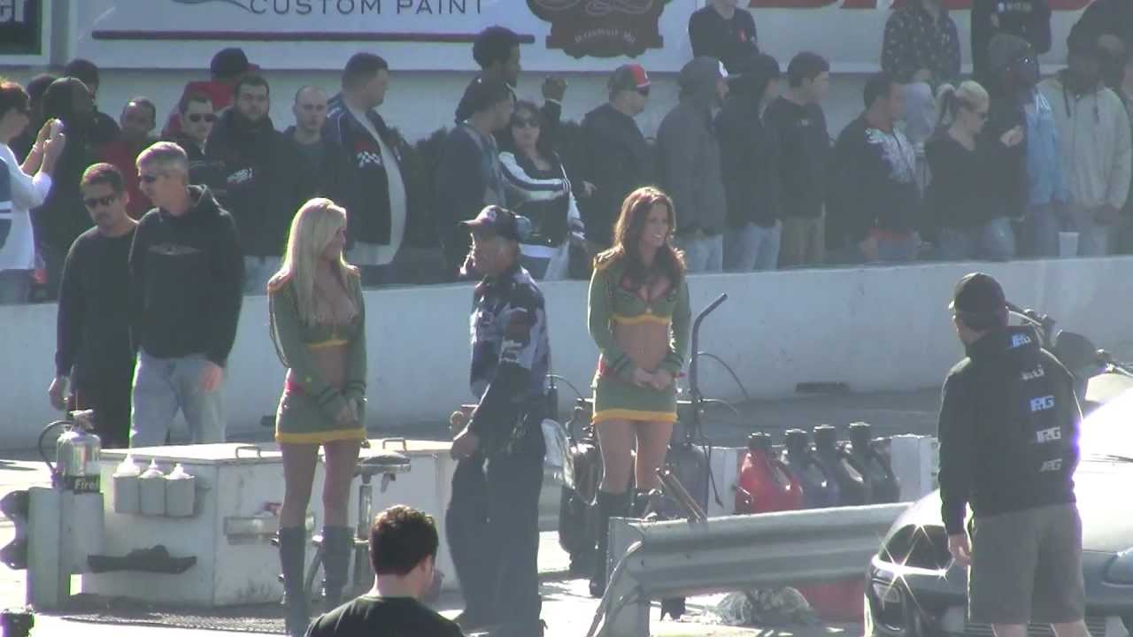 Jessica Barton's Supra drag race 8.64 @ 170MPH MIR 2011 World Cup darin ...