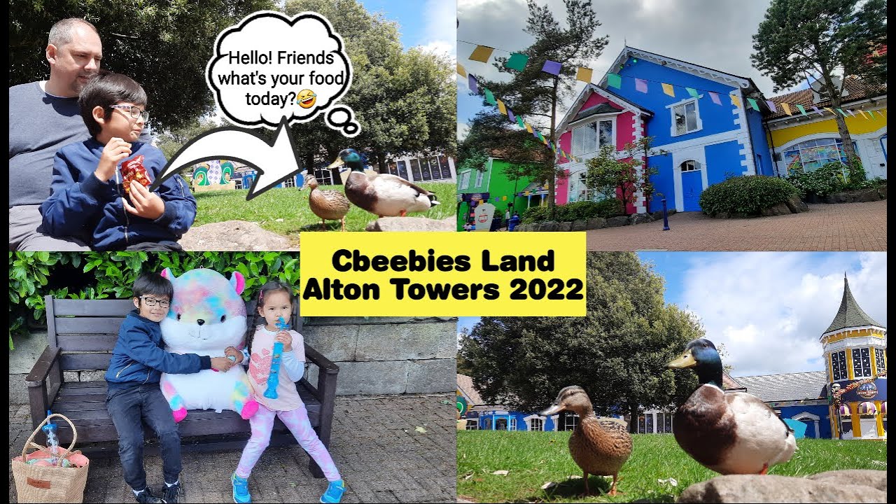 Cbeebies Land Alton Towers - FEEDING THE FRIENDLY DUCKS - YouTube