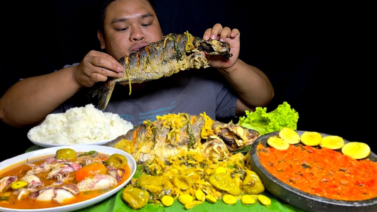 SAMPEK KEKURANGAN NASI GULAI CUMI CABE GENDOT IKAN HIU TAWAR... - YouTube
