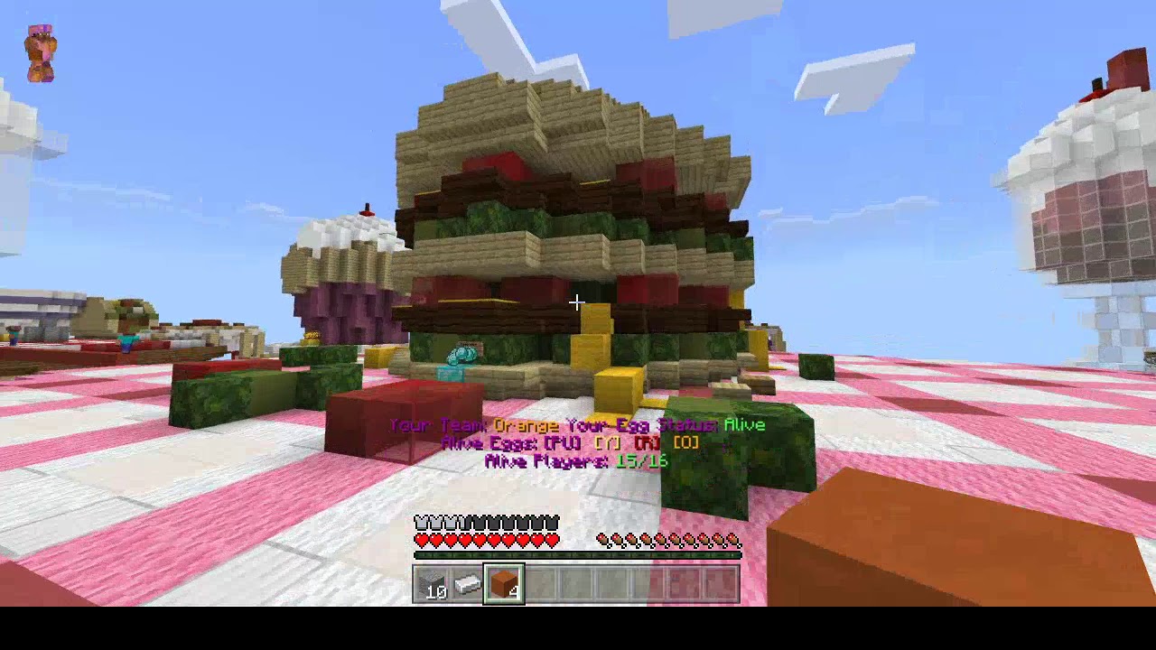 Cubecraft: Eggwars Bedrock Edition | Teams of 4 | #2 - YouTube