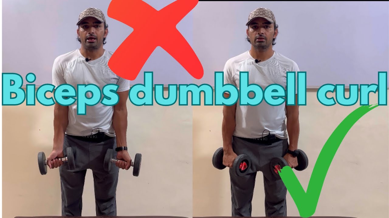 How to do biceps dumbbell curl| biceps curl| dumbbell bicep curl ...