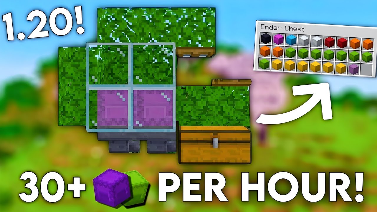 Easiest 1.20 SHULKER FARM Tutorial In Minecraft Bedrock (MCPE/XBOX ...