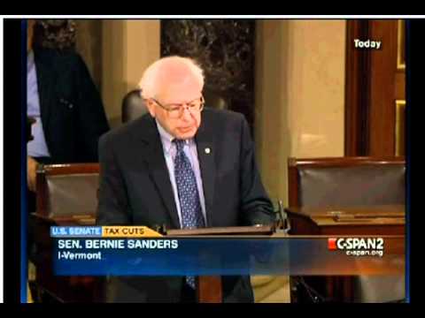 Bernie Sanders Filibuster @1000% faster - YouTube