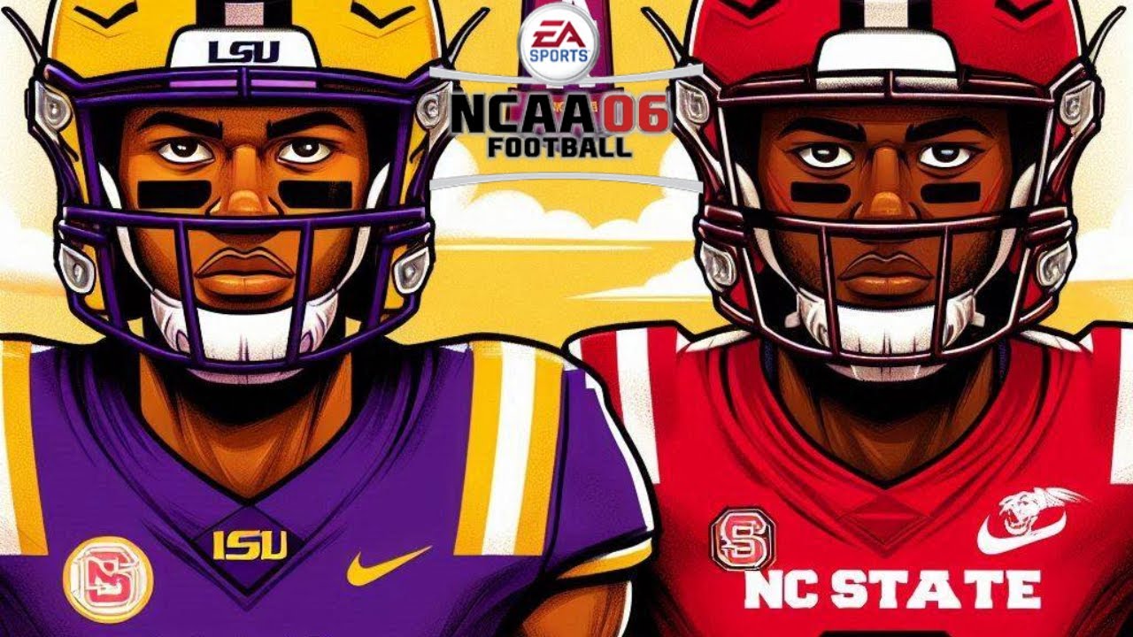 NCAA Football 06 | #11 LSU vs #6 NC State | Season 2 Week 2 Top 25 ...