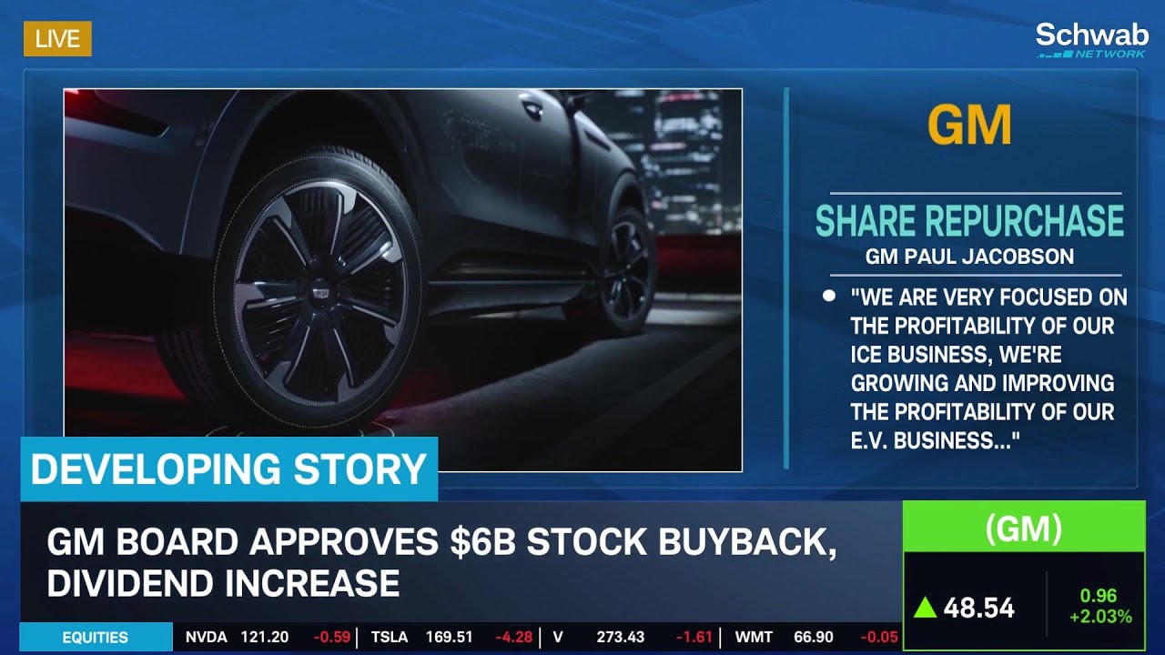 GM Board Approves $6B Stock Buyback - YouTube