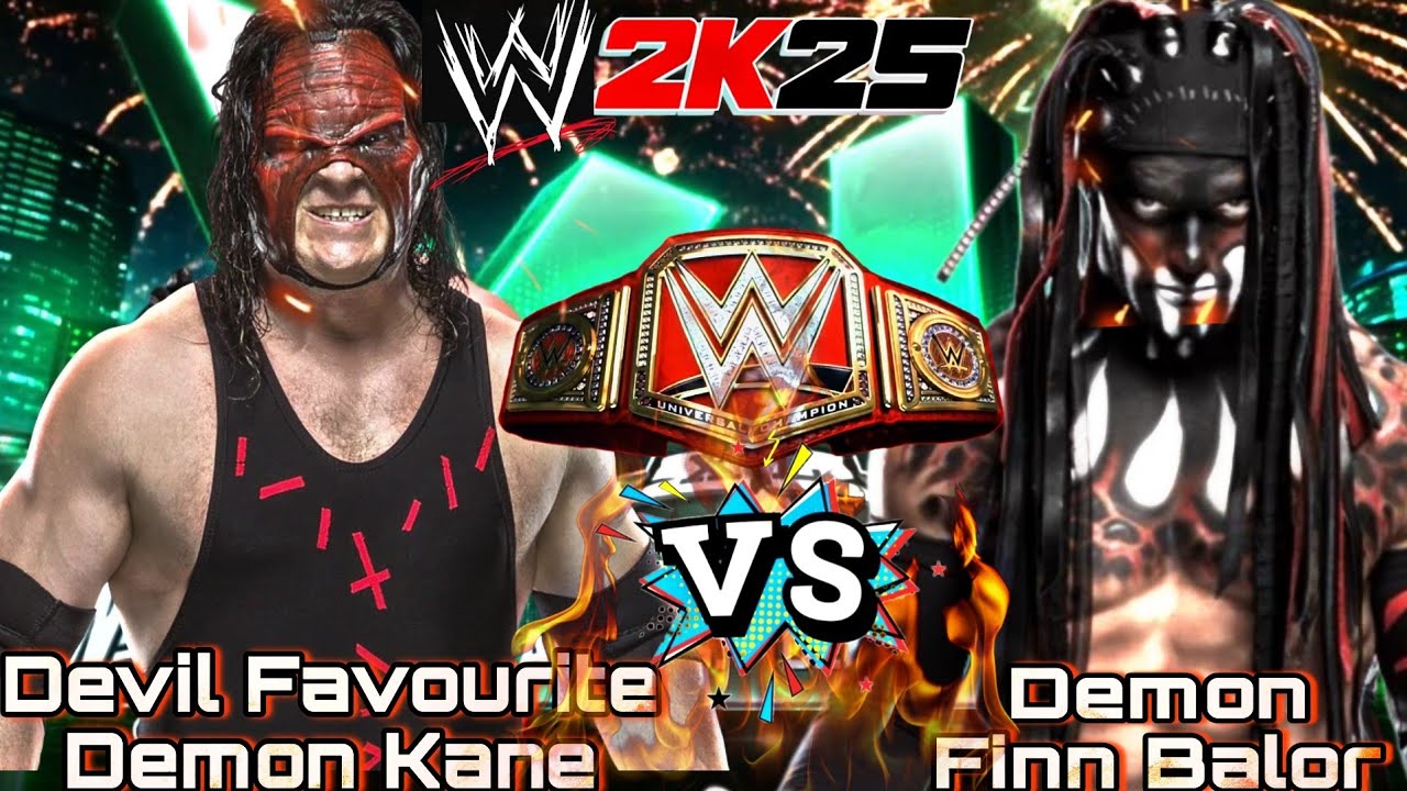 Devil's Favorite Demon Kane vs Demon Finn Bálor | Ultimate WWE Dream Match - YouTube