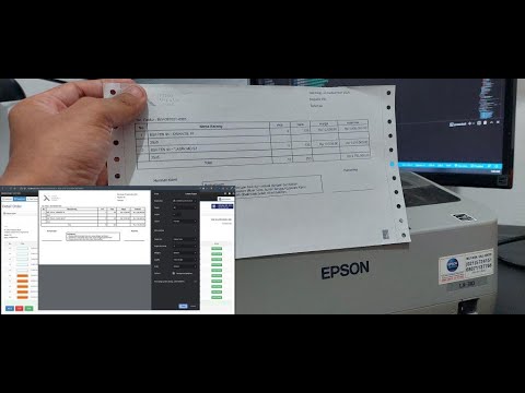 Continuous Form Setup For Printer Epson LX 310 (Chrome/Opera Print ...