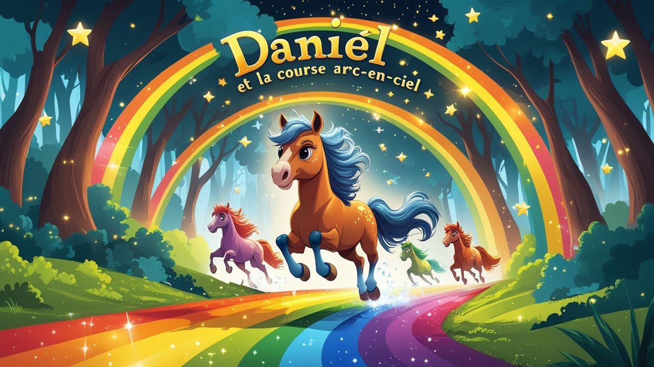 Daniel Le cheval et la course arc-en-ciel🐴🌈 Raconte-moi Une Histoire 📖🧚 ...