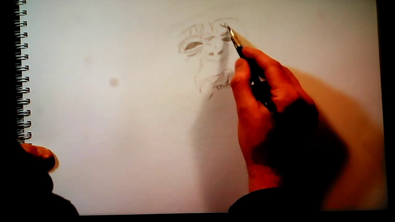 how to draw a chimp pt1 - YouTube