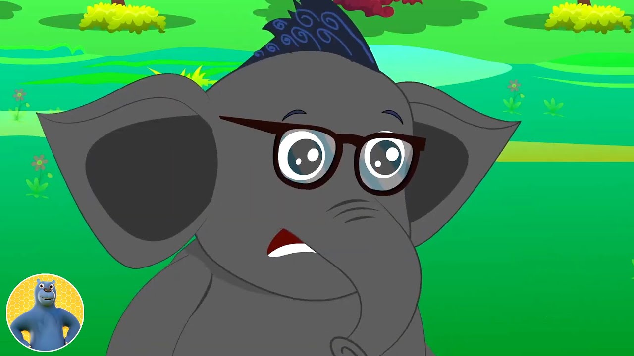 Ek Mota Hathi Animated Video, एक मोटा हाथी, Ek Bandar Ne Kholi Dukan ...