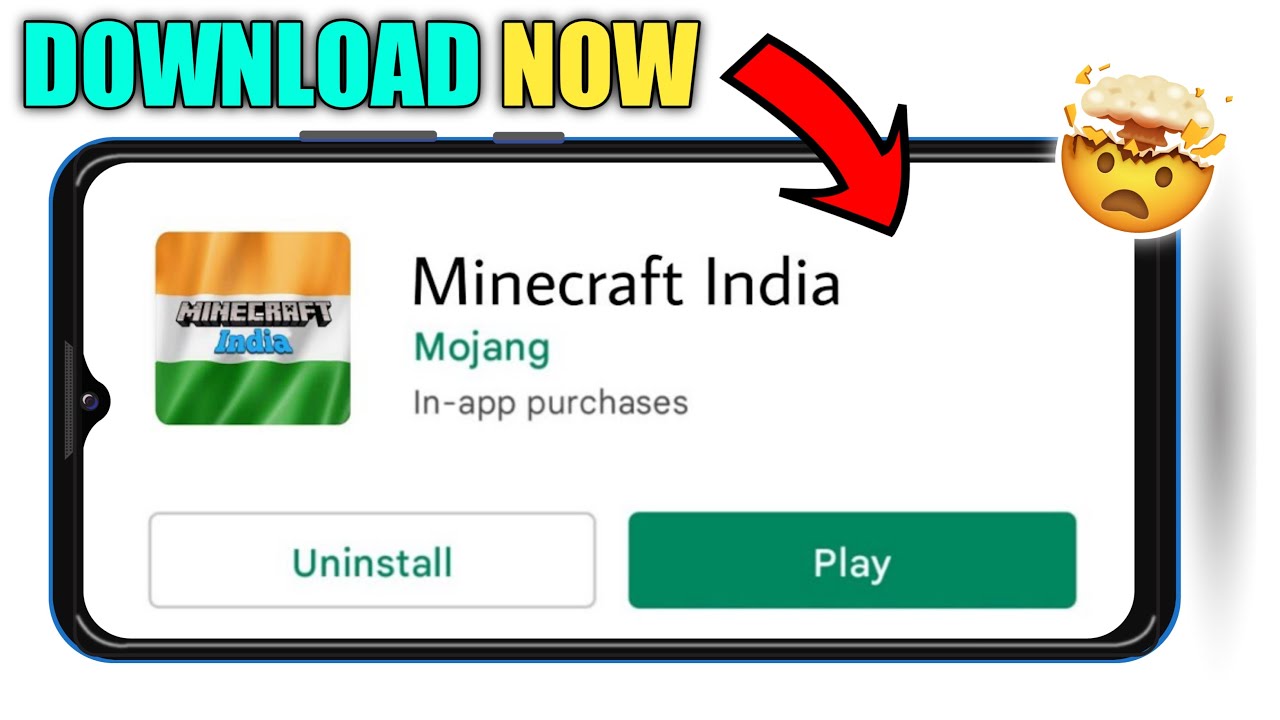 Minecraft INDIA 🇮🇳 | I Downloaded Minecraft INDIA | Two Good Playz ...