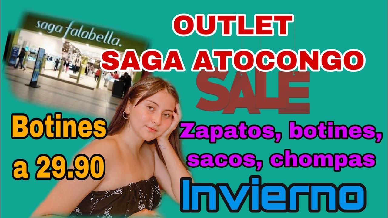 OUTLET SAGA ATOCONGO//invierno / botines, chompas,sacos, etc/BOTINES A ...