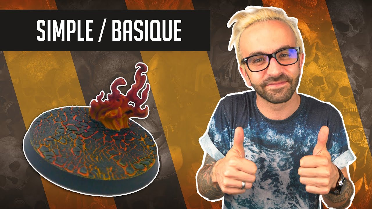 Simple/Basique - Tutorial Socles Effet Lave - YouTube