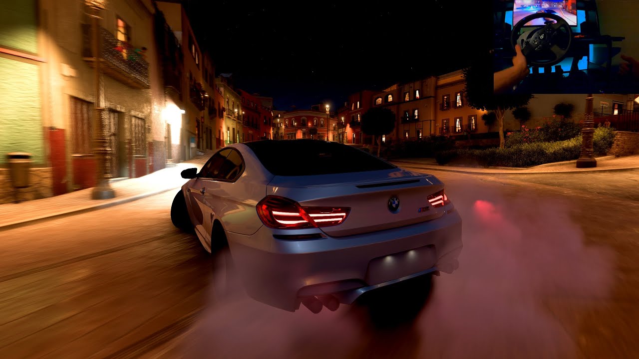 Crazy night drive in a BMW M6 F09 - YouTube