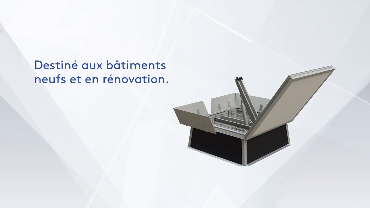 Présentation de l'exutoire de fumées Ecofeu Premium Alu 160 PN - YouTube