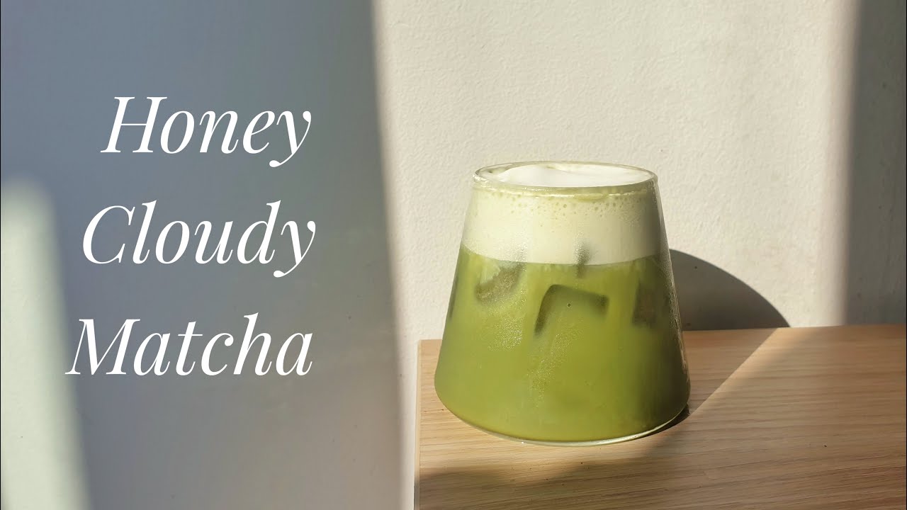ASMR : Honey Cloudy Matcha [ENG-TH] มัจฉะน้ำผึ้งโฟมนม - YouTube