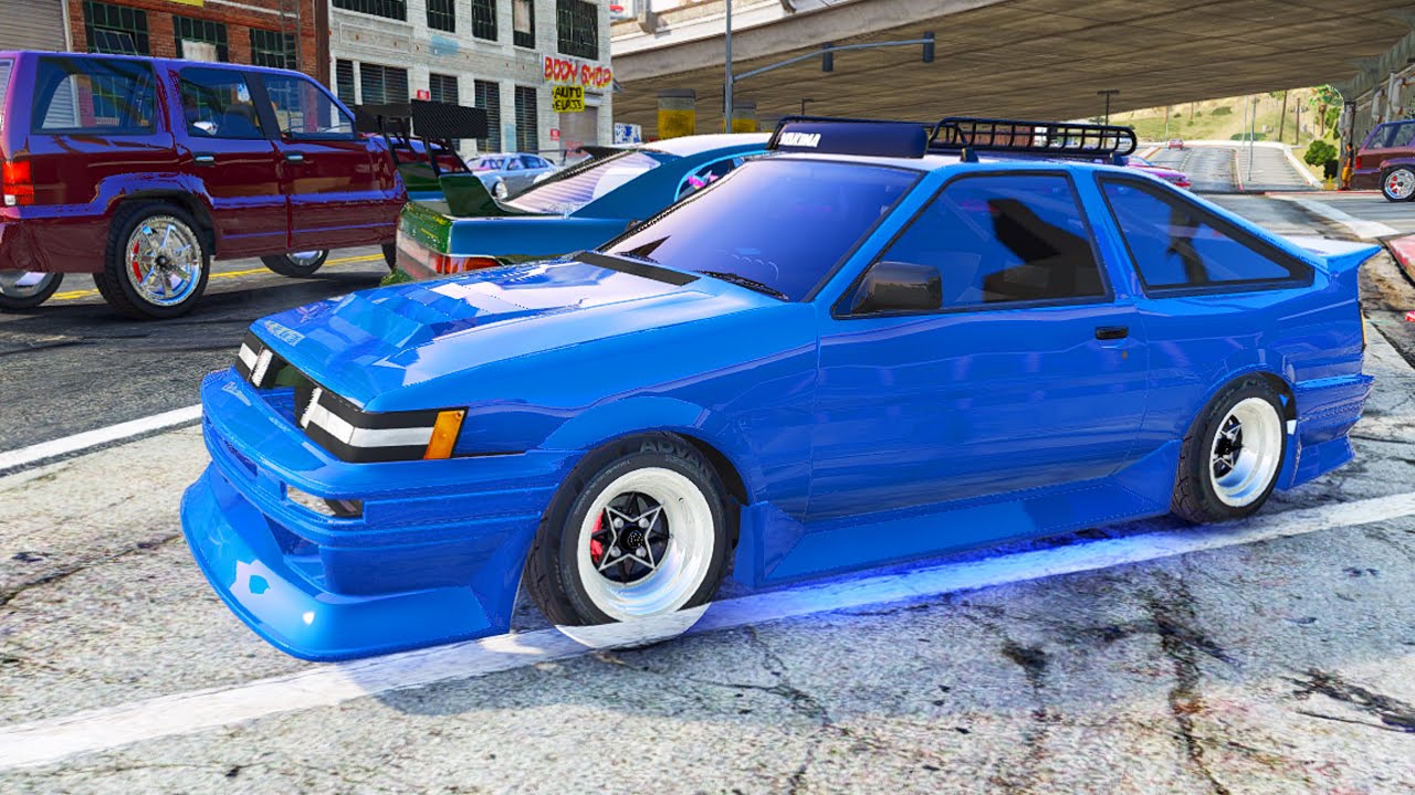 Toyota Corolla AE86 Levin / GTA 5 Cars Mods - YouTube