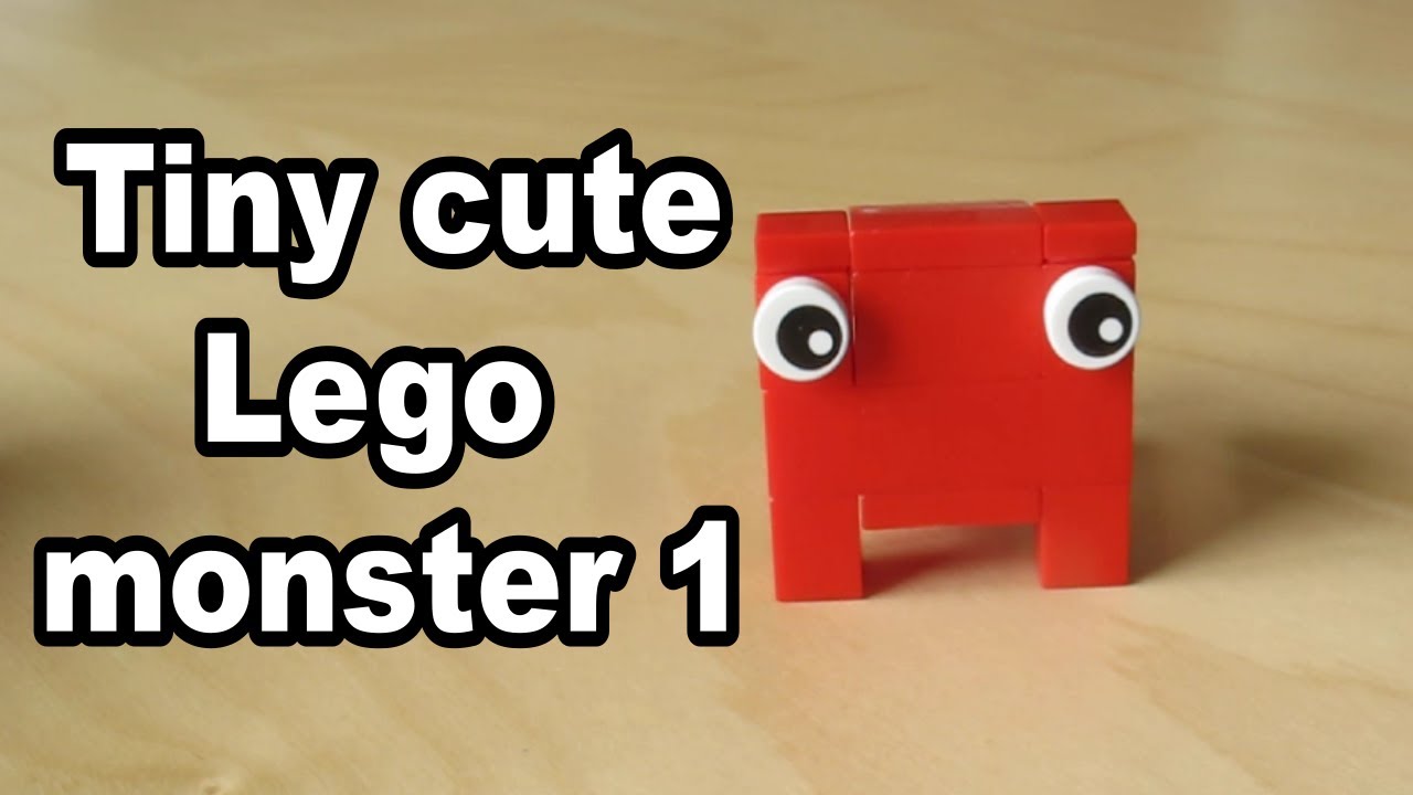 Tiny cute Lego monster 1 - YouTube