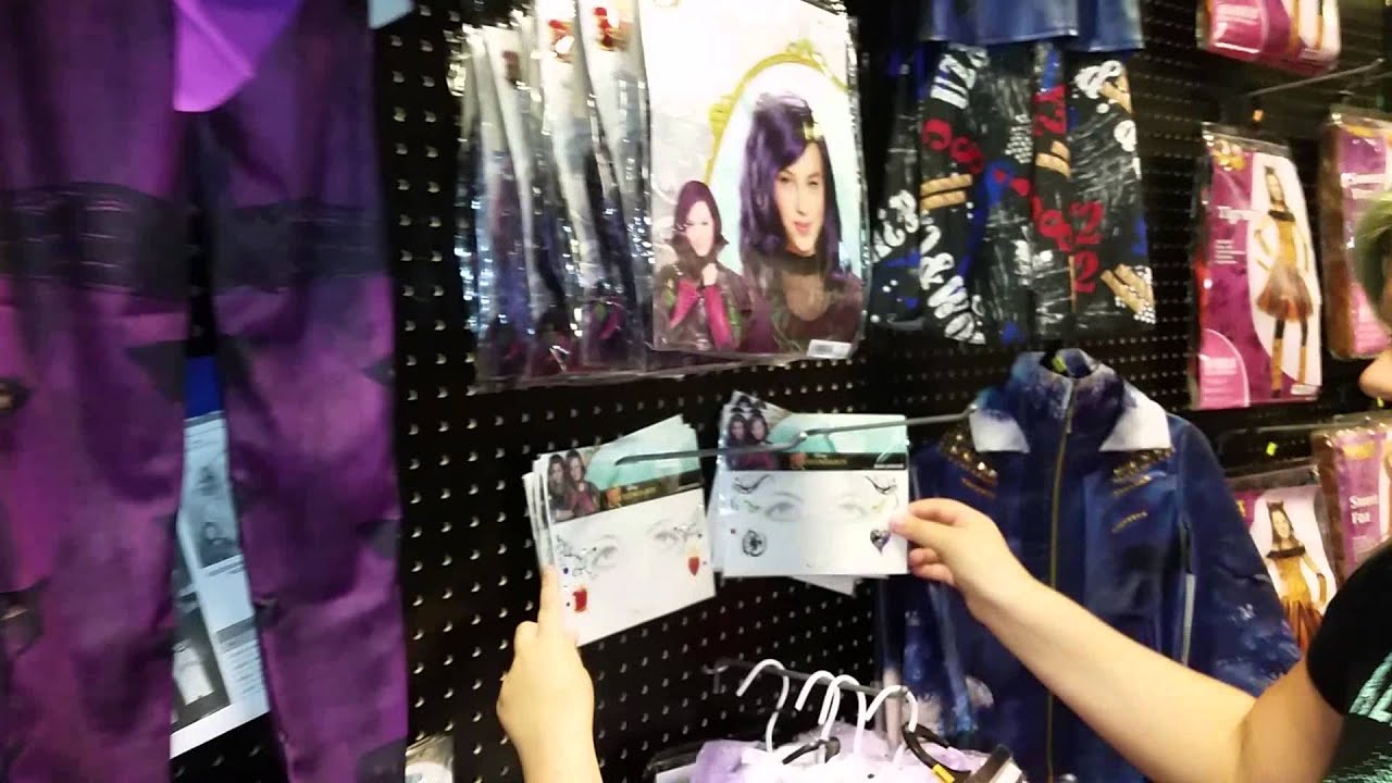 Spirit Halloween Descendants Costumes Reveal - YouTube