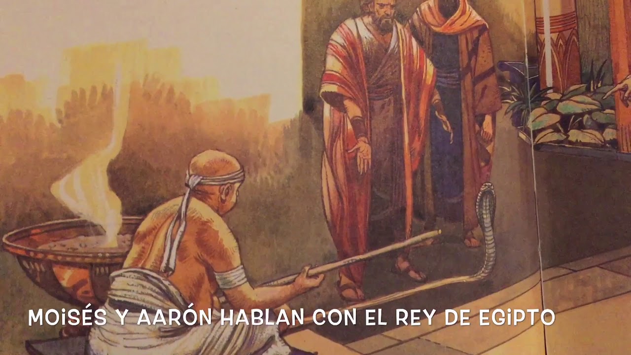 Moisés y Aarón hablan con el Rey de Egipto 🇪🇬 | Historias de la Biblia ...