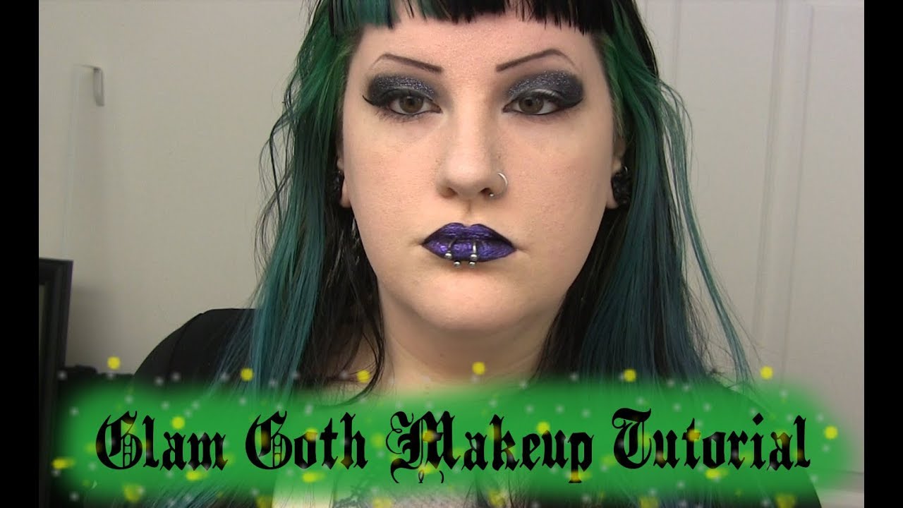 Glam Goth Makeup Tutorial - YouTube