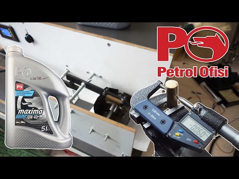 Petrol Ofisi Maxima Dizel Benzin 10w40 Plus Yağ Sürtünme Testi